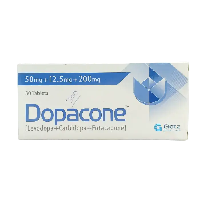 Dopacone 50+12.5+200mg Tab