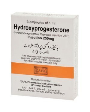 Hydroxyprogesterone 250mg 1ml