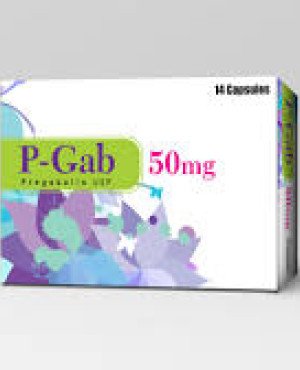 P gab 50MG Cap