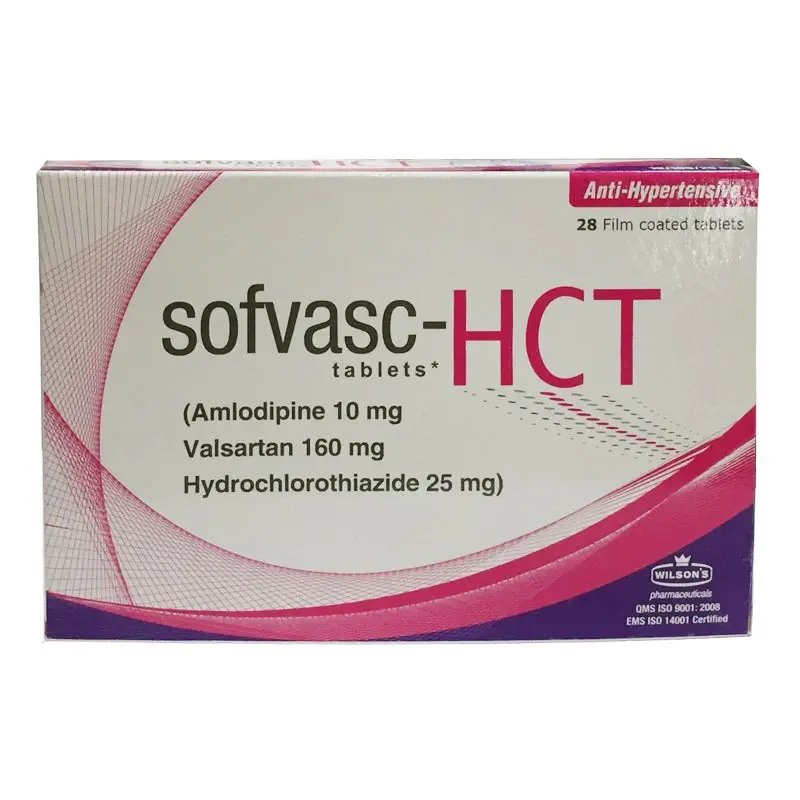 Sofvasc Hct 10/160/25mg Tab