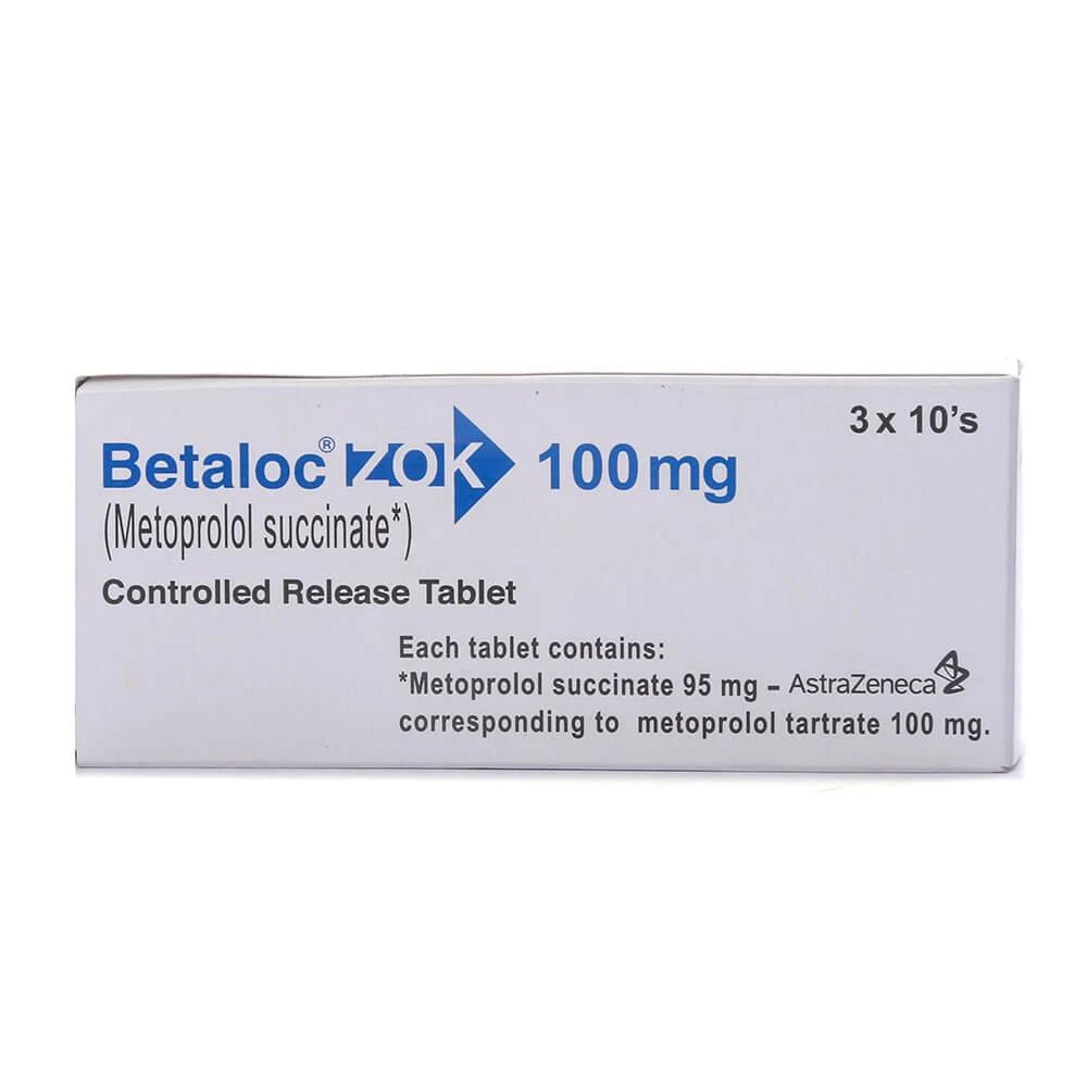 Betaloc Zok 100mg Tab
